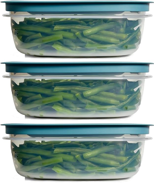 Amazon.com: Utensilux Rubber maid Storage Containers, Easy Find Lids ...
