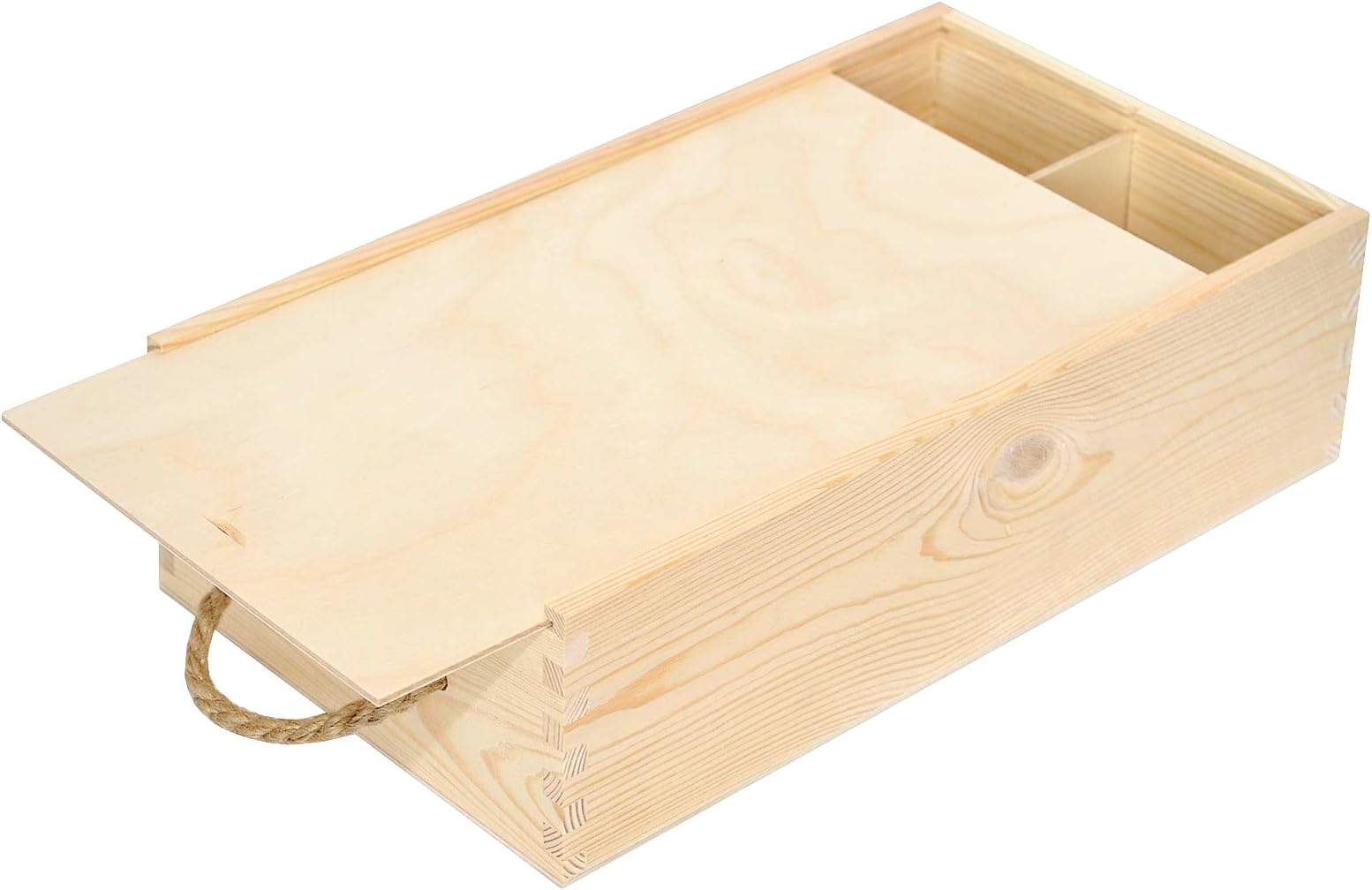 COLLECTOR Wooden World Double Wooden Wine Bottles Case Box for two wine ...