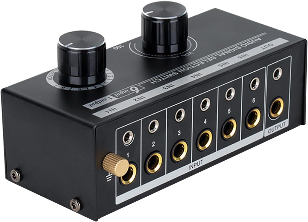 6-in-1-out Selector Switcher Source Selection Switcher Selection Switch ...