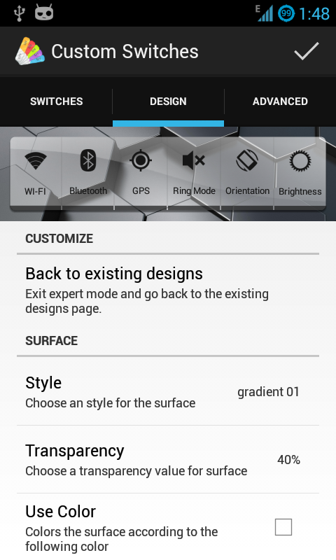 Custom Switches - App on Amazon Appstore