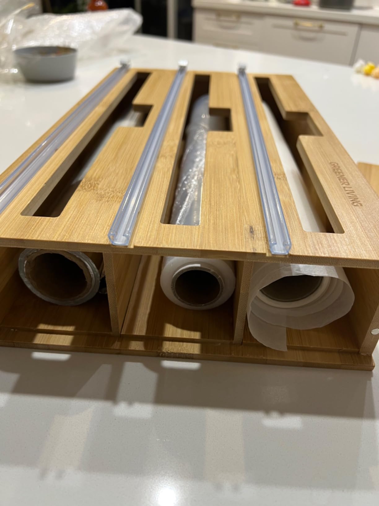 3 in 1 Cling Wrap Dispenser with Cutter – Glad Wrap and Foil Dispenser ...