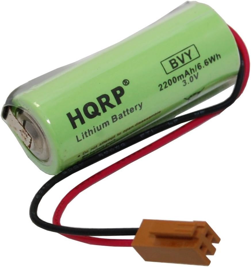 Amazon.com: HQRP Battery Compatible with Fanuc CNC Series 16/18-C, 16i ...