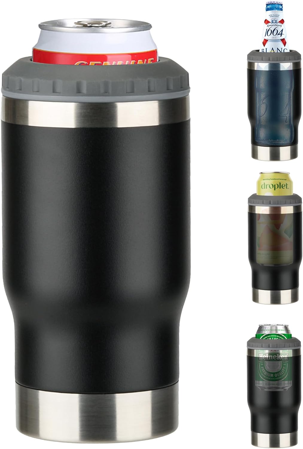 Amazon.com: Can Cooler Can Cooler insulated Stainless Steel Beer (pack ...