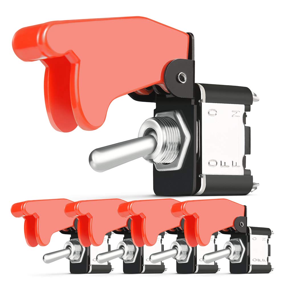 Amazon.com: MICTUNING SPST Heavy Duty Rocker Toggle Switch - ON/Off ...