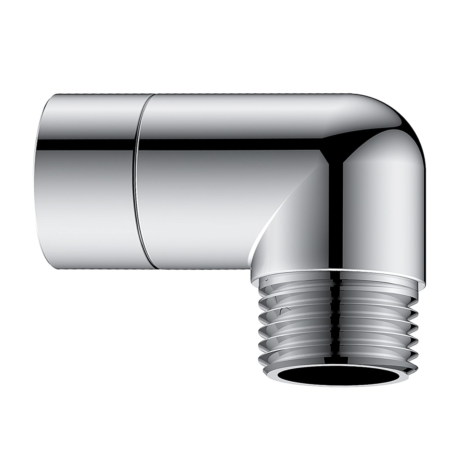90 Degree Shower Elbow Adapter Rain Shower Head Elbow All Metal ...
