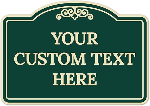Amazon.com: Custom Decorative Sign, Personalized Metal Sign for ...