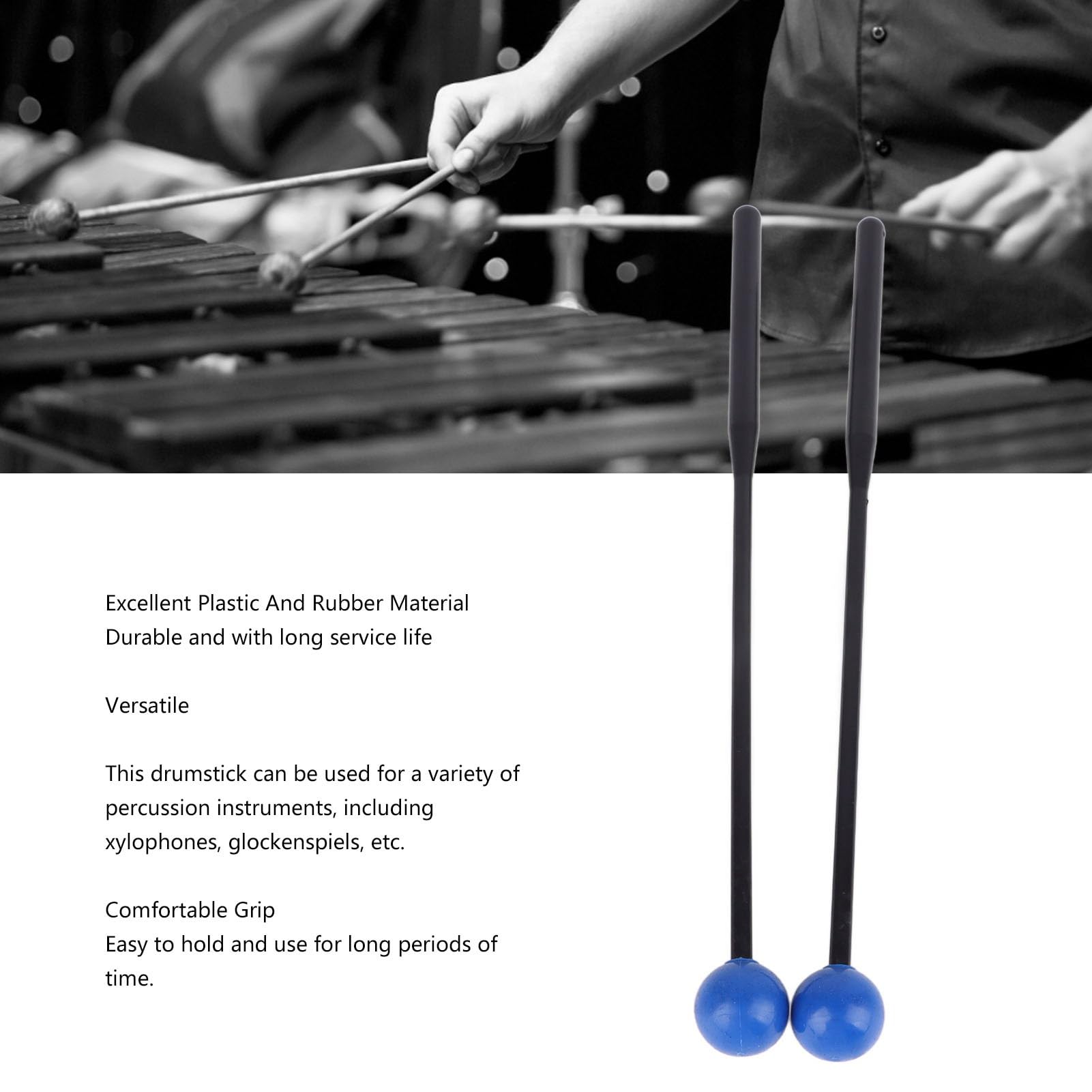 Snapklik.com : 2 Pcs Tongue Drum Mallets, 12 Inch Kids Percussion ...