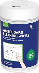 Loukin Whiteboard Cleaning Wipes, Dry Erase Board Cleaning Wipe, Non ...