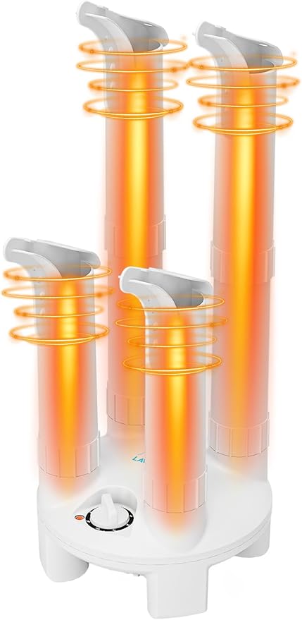Amazon.com: LAVIEAIR Boot Dryer, Shoe Dryer and Glove Dryer with Timer ...