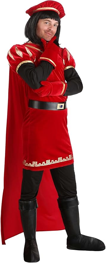 Men's Lord Farquaad Costume | Officially Licensed Shrek Outfit, Tunic ...