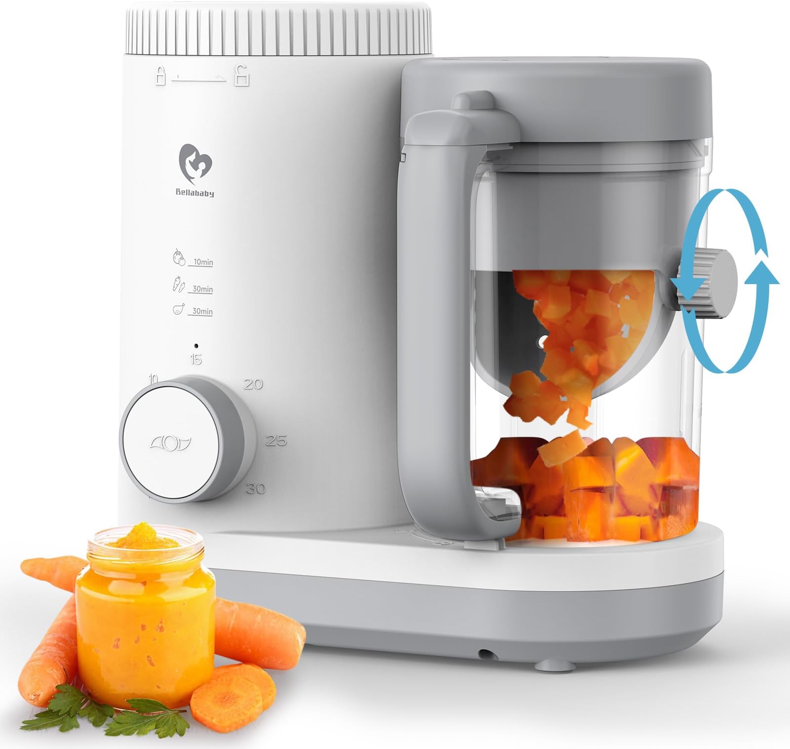 Amazon.com: Baby Food Maker, Morfone 17 in 1 Set Baby Food Blender ...