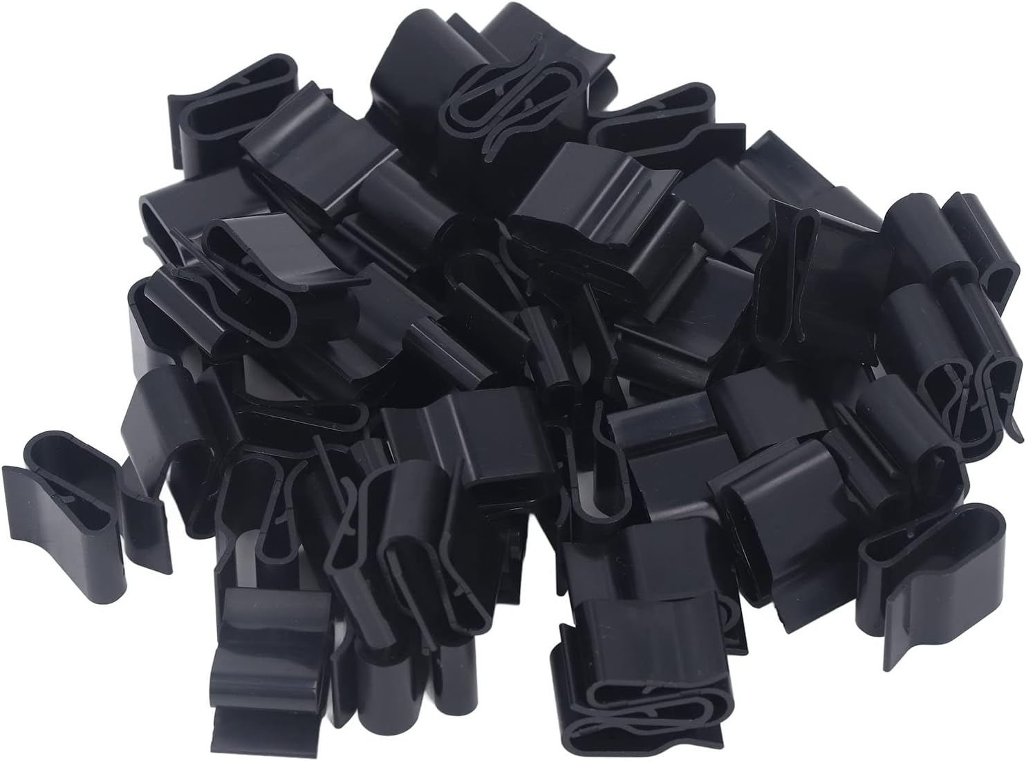 Amazon.com: 100Pcs Cable Clips Clip S Clip Electrical Cord Management ...