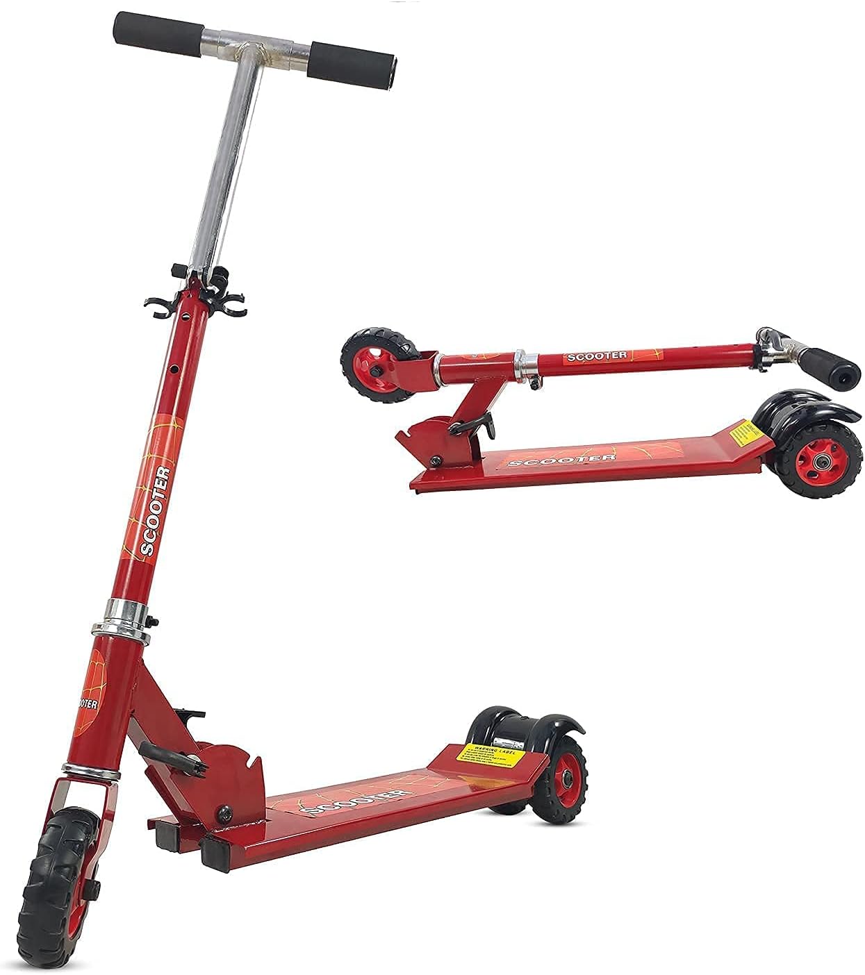 Heavy Metallic Big Size 3 Wheel Height Adjustable Scooter for Kids ...