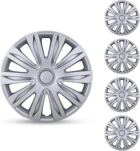 CAROXX Hubcaps 17'', Wheel Rim Cover Universal R17 Hub Caps, Snap On ...