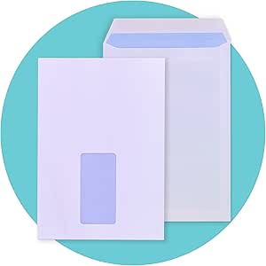 Triplast 50 x C5 Window Self Seal Security Envelopes (Size: 229x164mm ...