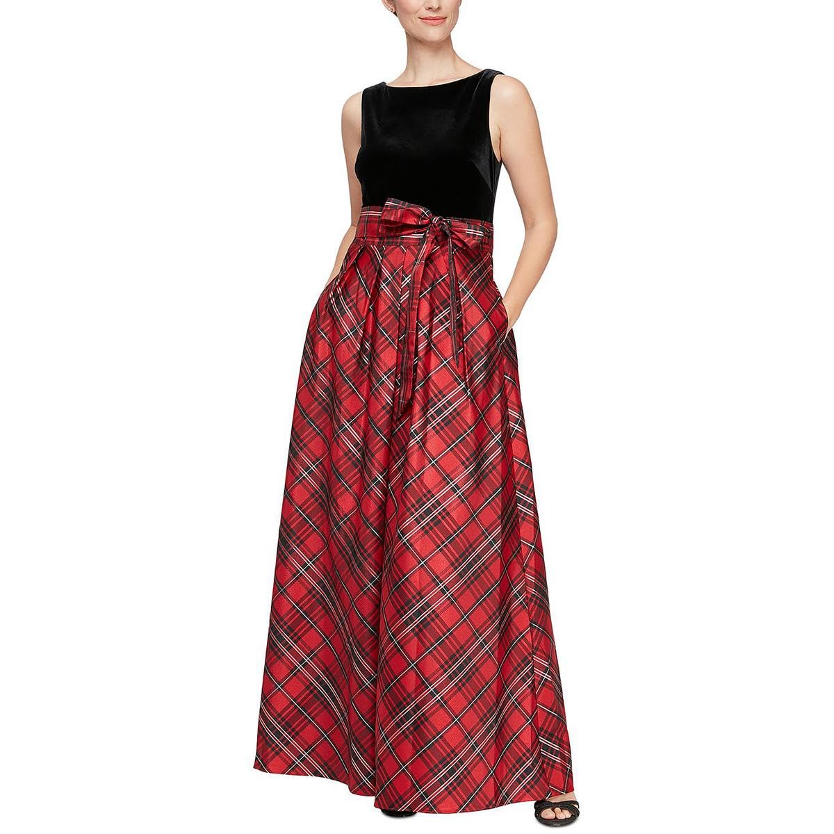 Snapklik.com : SL Fashions Womens Long Satin Party Dress 3/4 Sleeve And ...