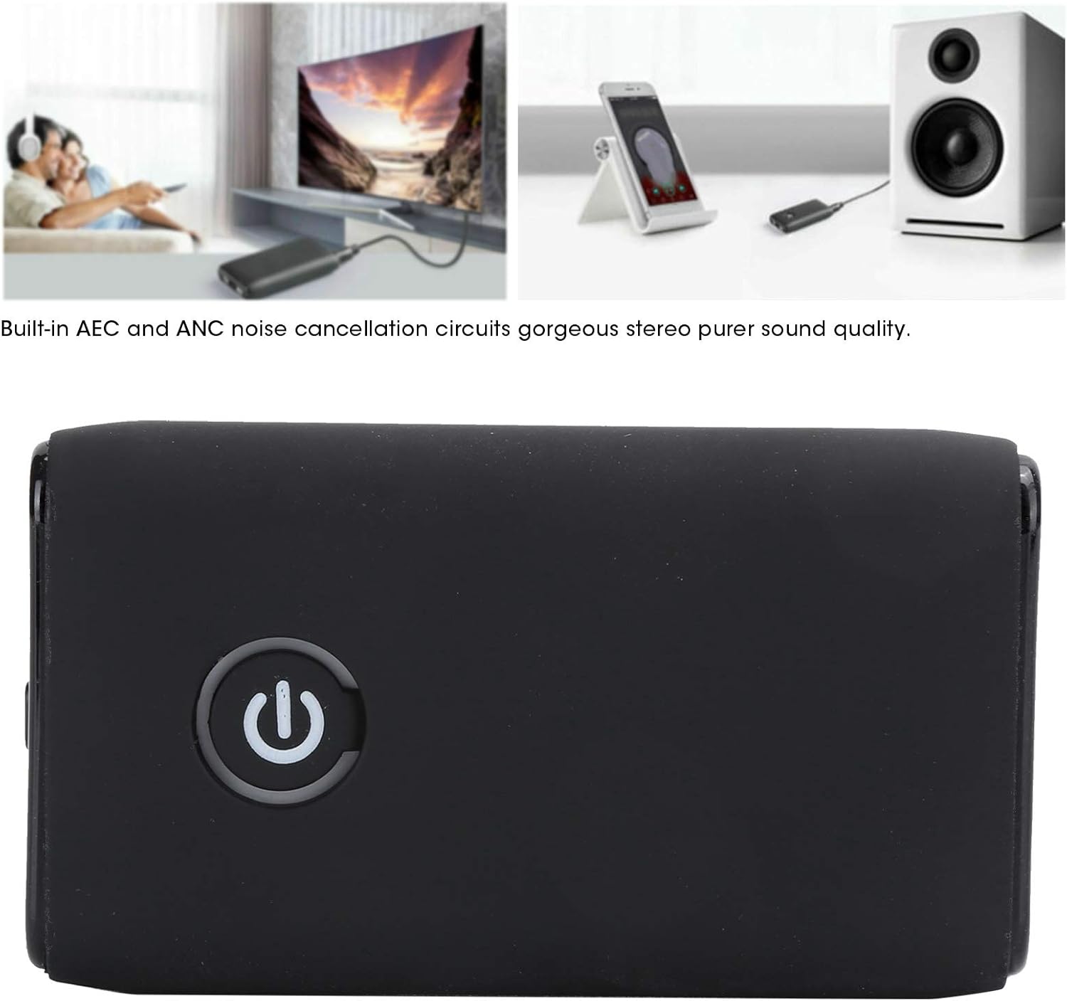 Adaptador Bluetooth, 2 en 1, receptor de audio inalámbrico Bluetooth 5. ...