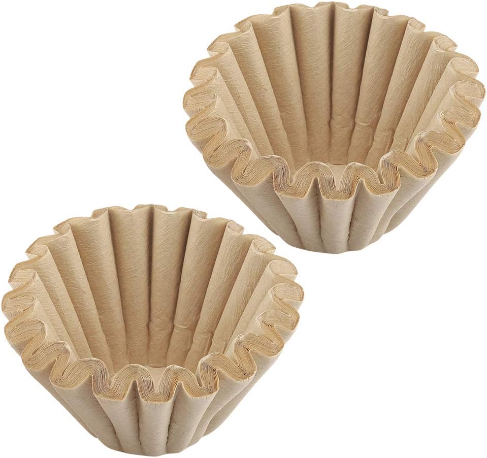 Amazon.com: MUCXNIIY 2-5 Cup Coffee Filters, Pack of 100 Unbleached ...