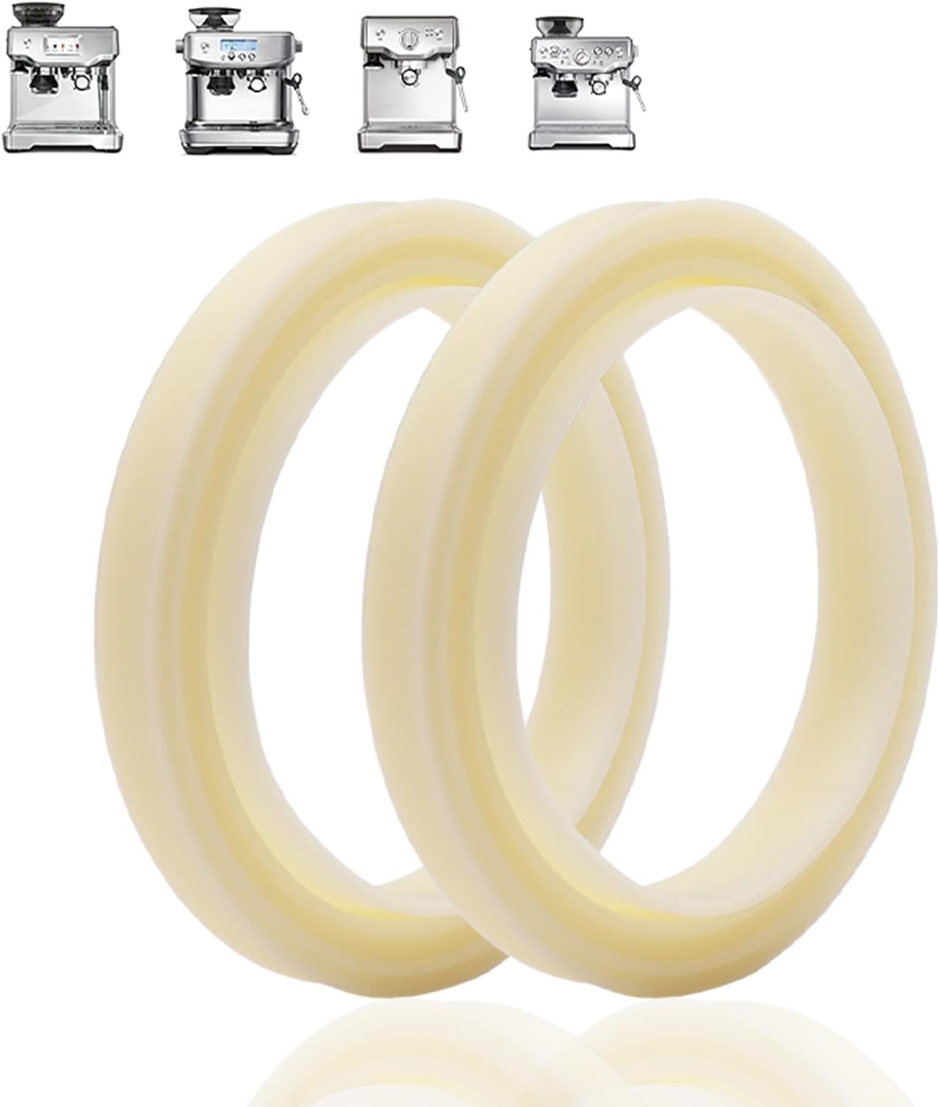 Amazon.com: BOSHCHEN 2PCS 54mm Silicone Steam Ring for Espresso Machine ...