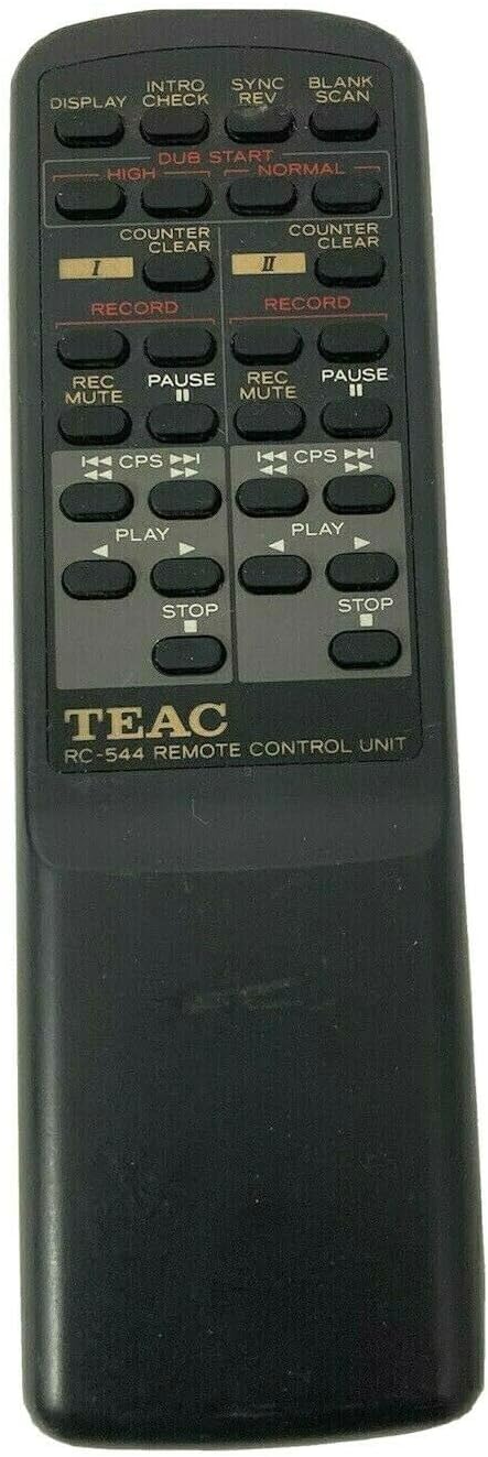 Amazon.com: TEAC RC544 Remote Control for Select Teac Products ...