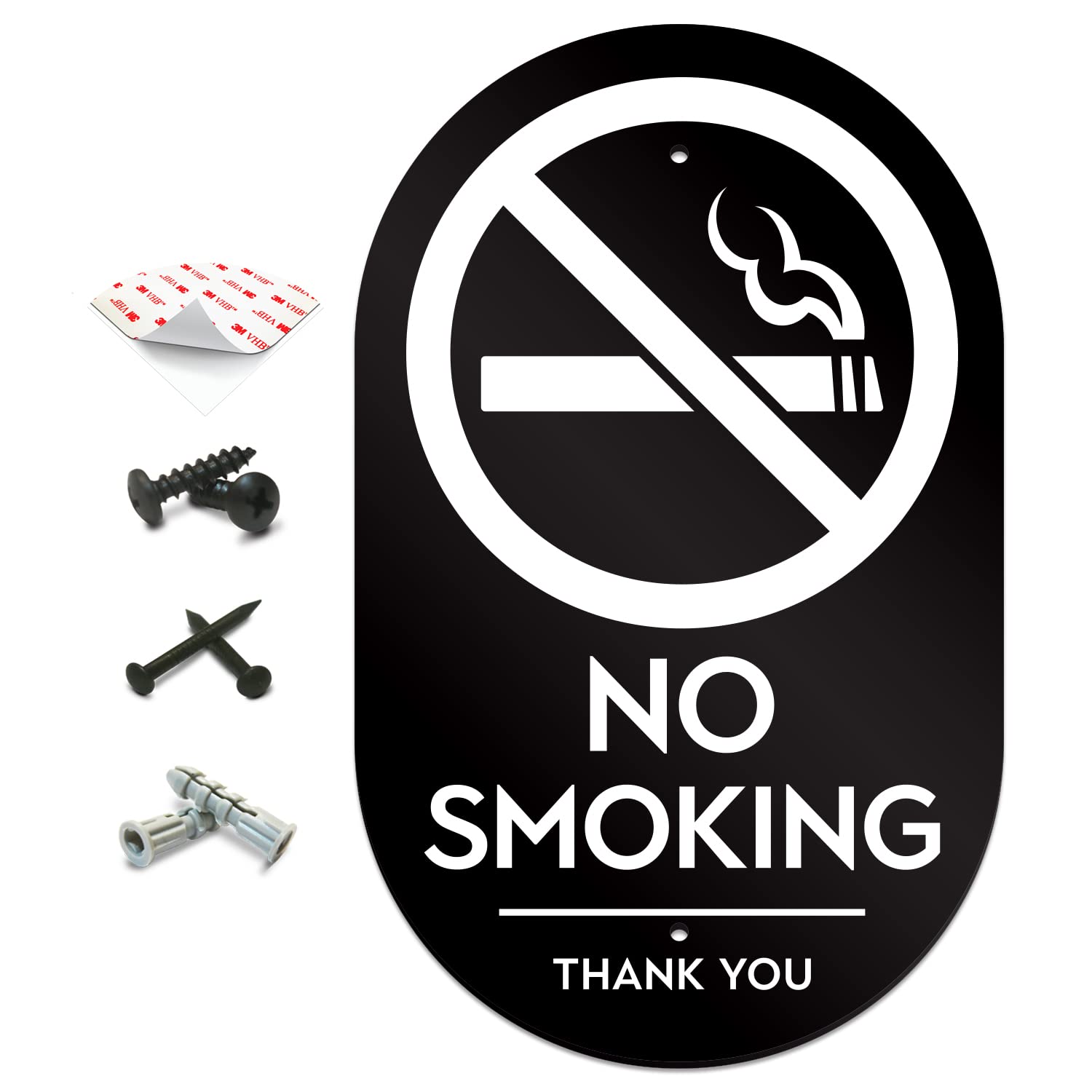 Amazon.com: SignSeries No Smoking Signs for Business – Durable and ...