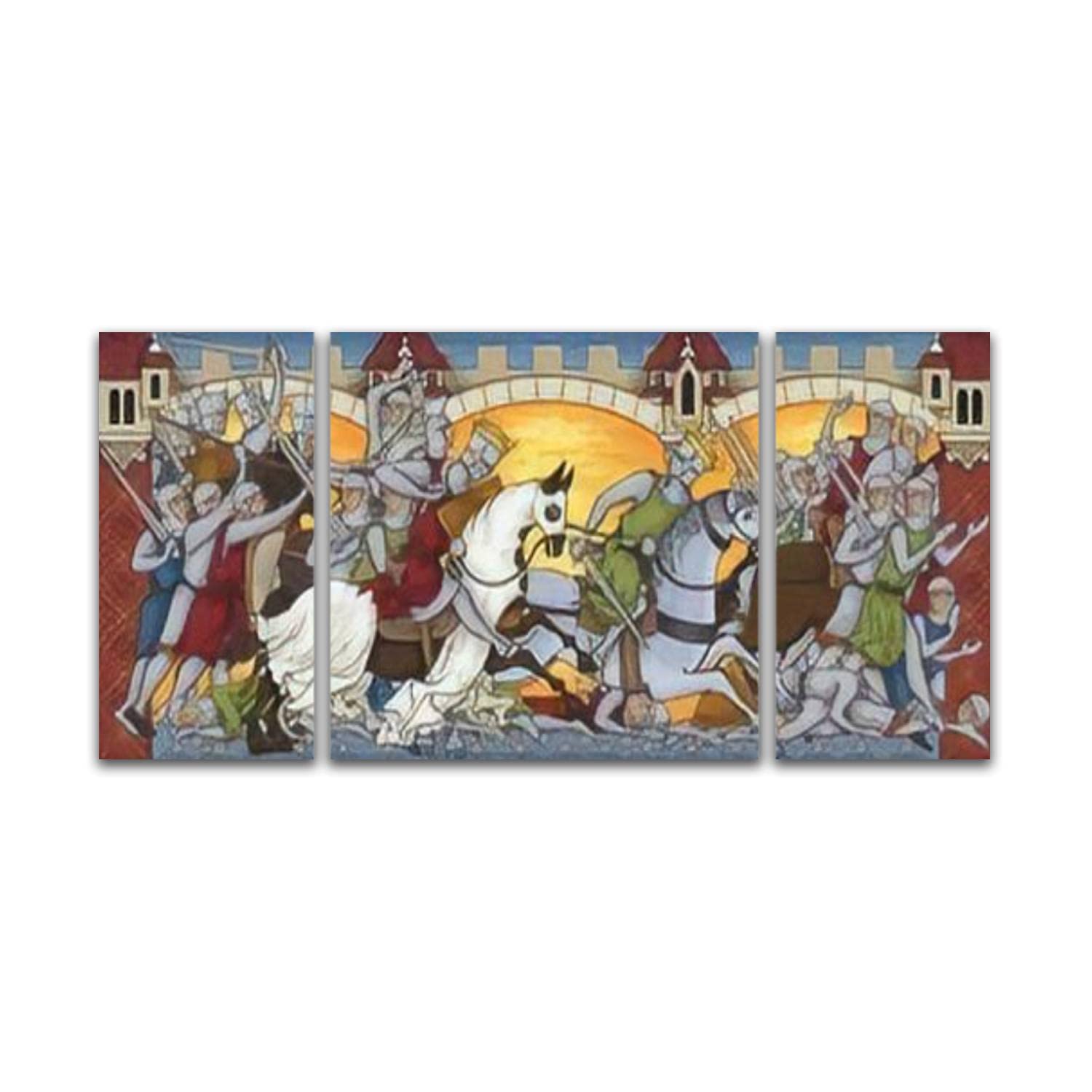 Knight Battle Painting