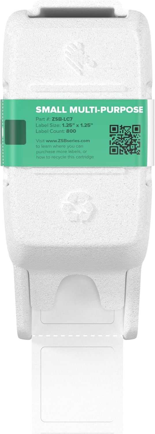 ZEBRA ZSB Series Labels - Potato Starch-Based Printer Label Paper ...