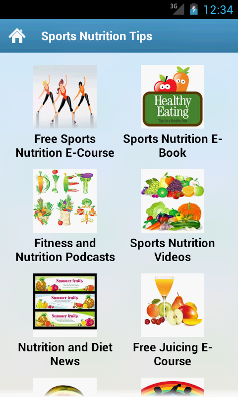 Sports Nutrition Tips - App on Amazon Appstore