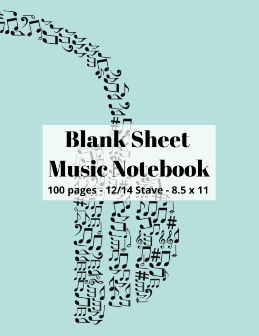 Amazon.com: Manuscript Paper | Blank sheet Music Notebook | 120 Pages ...