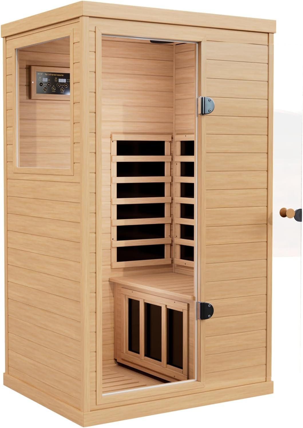 Amazon.com : Radiant Saunas BSA2400 1-2 Person Hemlock Ceramic Infrared ...