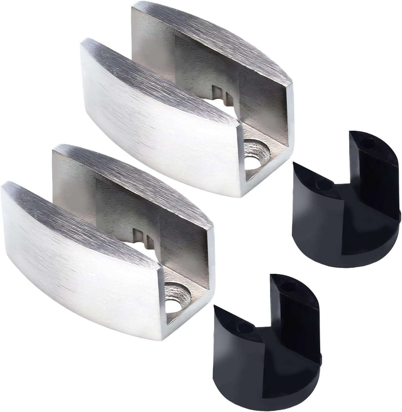 Amazon.com: 2 Pcs Bottom Guide for Sliding Shower Door, 304 Stainless ...
