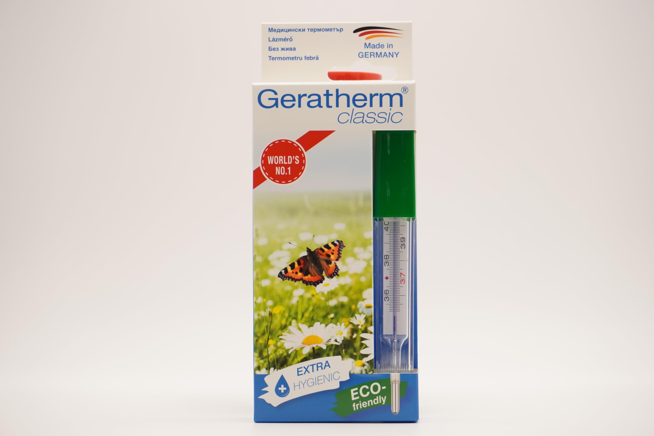Oral Thermometer Digital For Adults Mercury-Free Analog Thermometer By ...