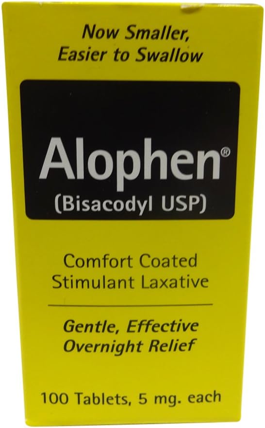 Amazon.com: Alophen Tablets 100 Tablets (Pack of 5) : Health & Household