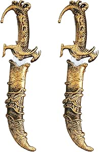 Amazon.com: Lanxitown 2 Pcs Plastic Dagger Fake Knife Pirate Sword for ...