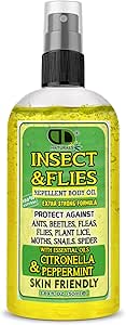 Mosquito Repellent, Insect Repellent, Fly & Tick Repellent Body Oil ...