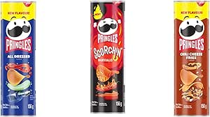 PRINGLE S 3 Variety Pack | Chili Cheese Fries | All Dressed | Scorchin ...