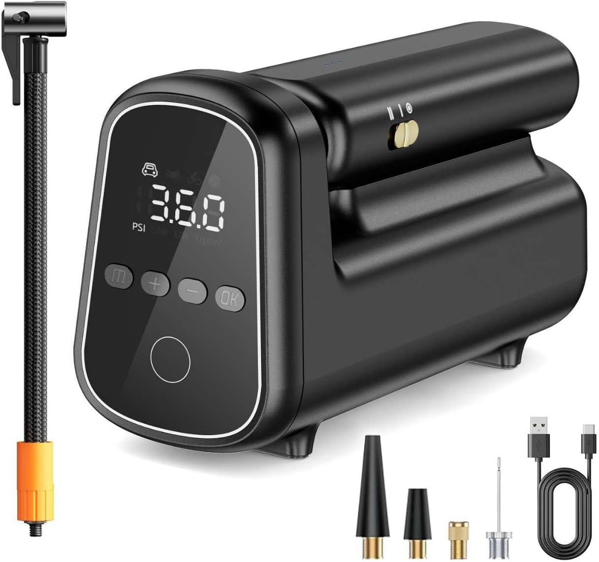 Amazon.com: Tire Inflator Portable Air Pump: 2024 Updated SOWINK 150 ...