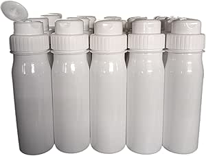 20 x Empty Plastic Bottles, 100 ml Fillable, Travel Bottle Set for e.g ...