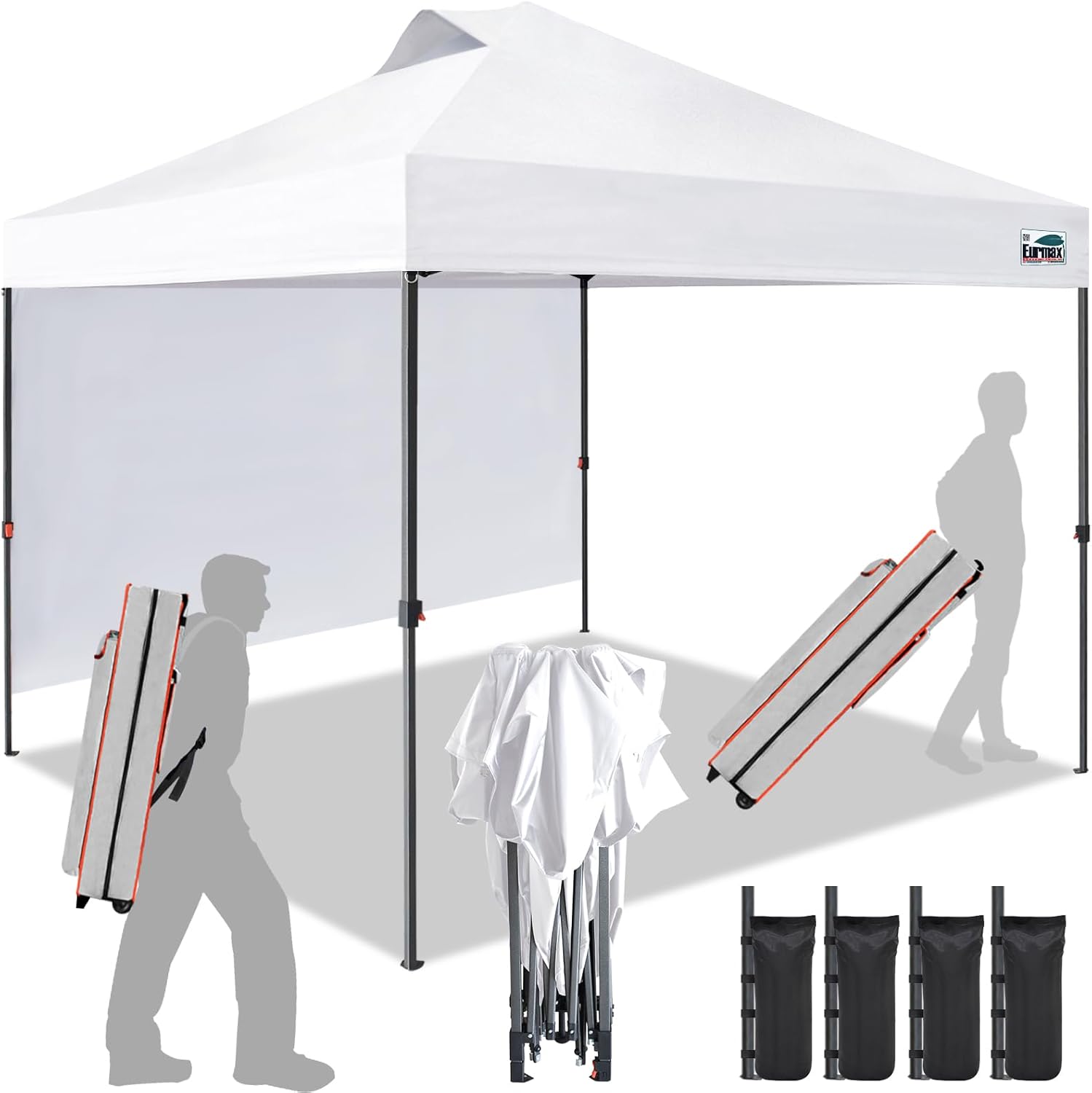 Amazon.com : Eurmax USA NOMATTER ONE-Person Open&Close 10x10ft Pop Up ...