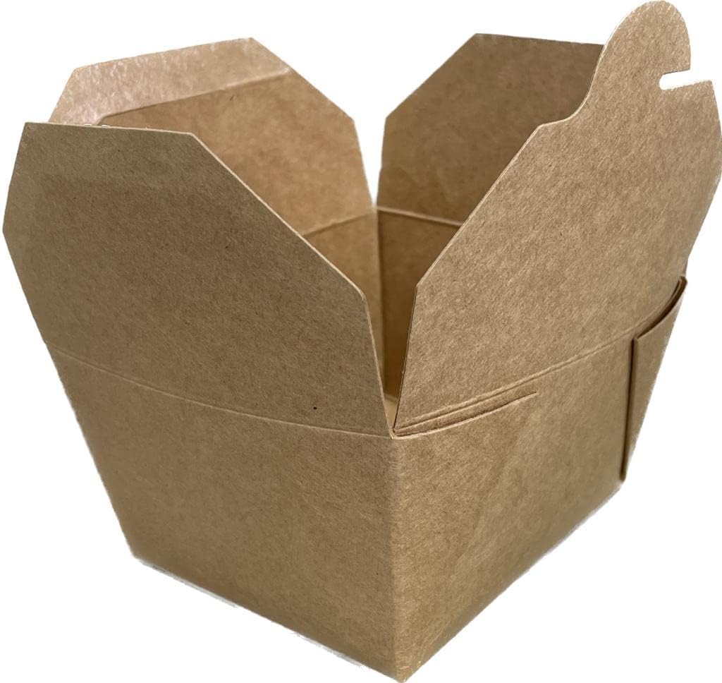 450 x 26oz Brown Kraft Recyclable No.1 Takeaway Boxes : Amazon.co.uk ...