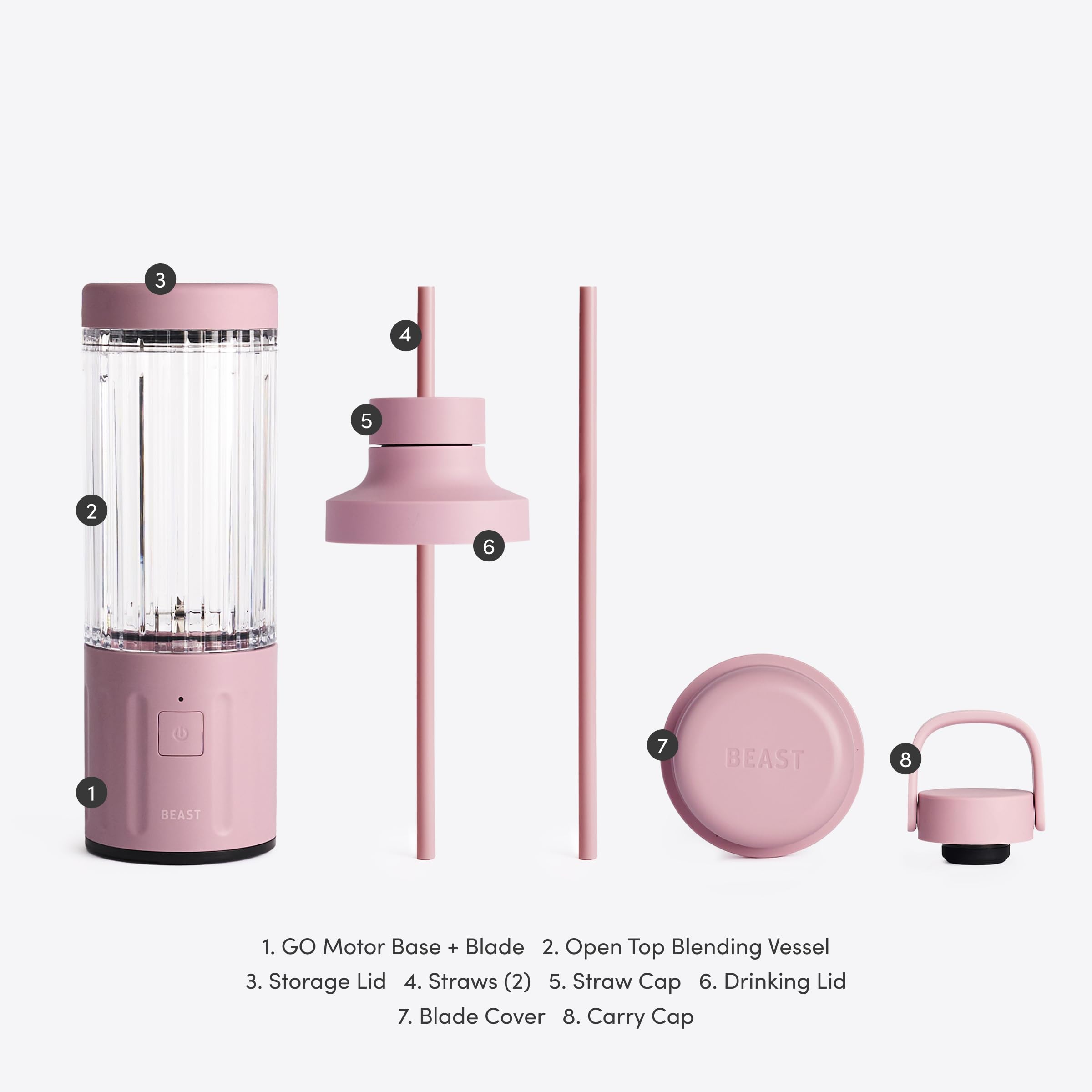 Snapklik.com : Beast GO Cordless, Premium Portable Blender For Shakes ...