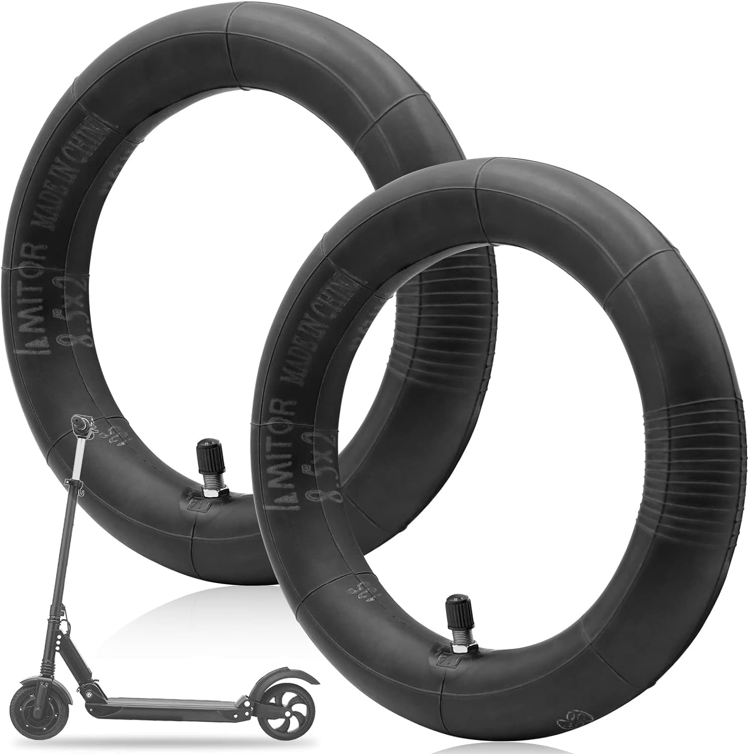 Amazon.com: 8.5 Inches Thicken Scooter Inner Tube, 8 1/2 x 2 Inflated ...
