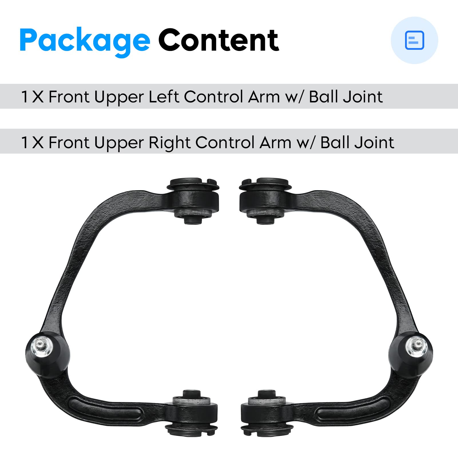 Front Upper Control Arm w/Ball Joint K80306 K80308 for 07-22 Ford ...