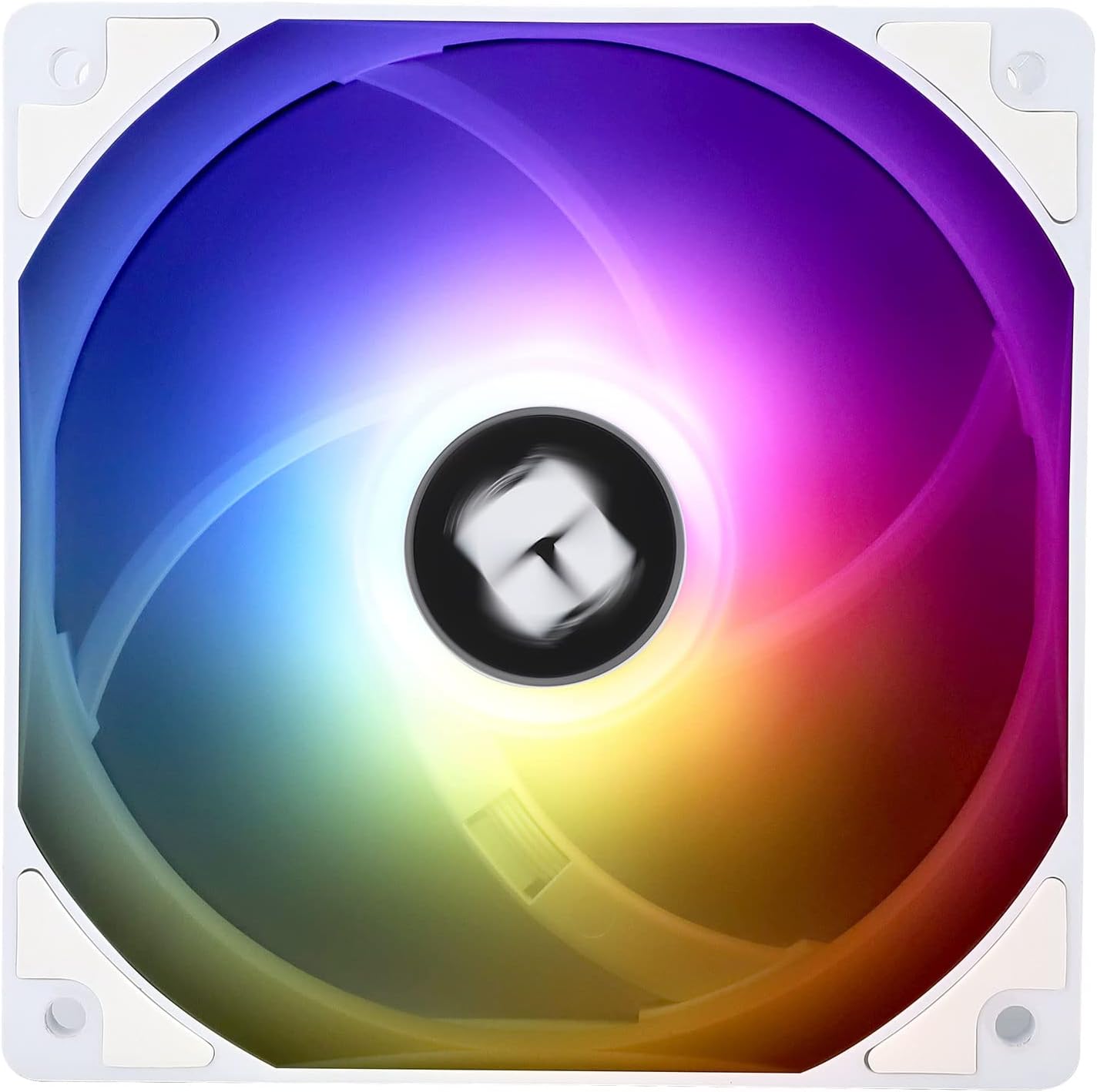 Unykach 120mm Computer Fan, 51800, Black, 1200 RPM, 4 Pin, 7 Blades ...