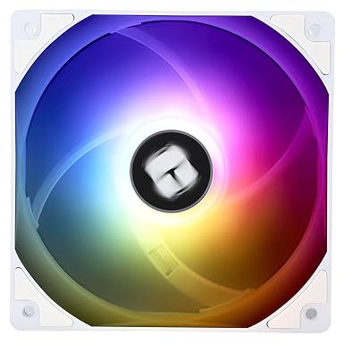 Amazon.com: Thermalright TL-C12CW-S CPU Fan 120mm White ARGB Case ...