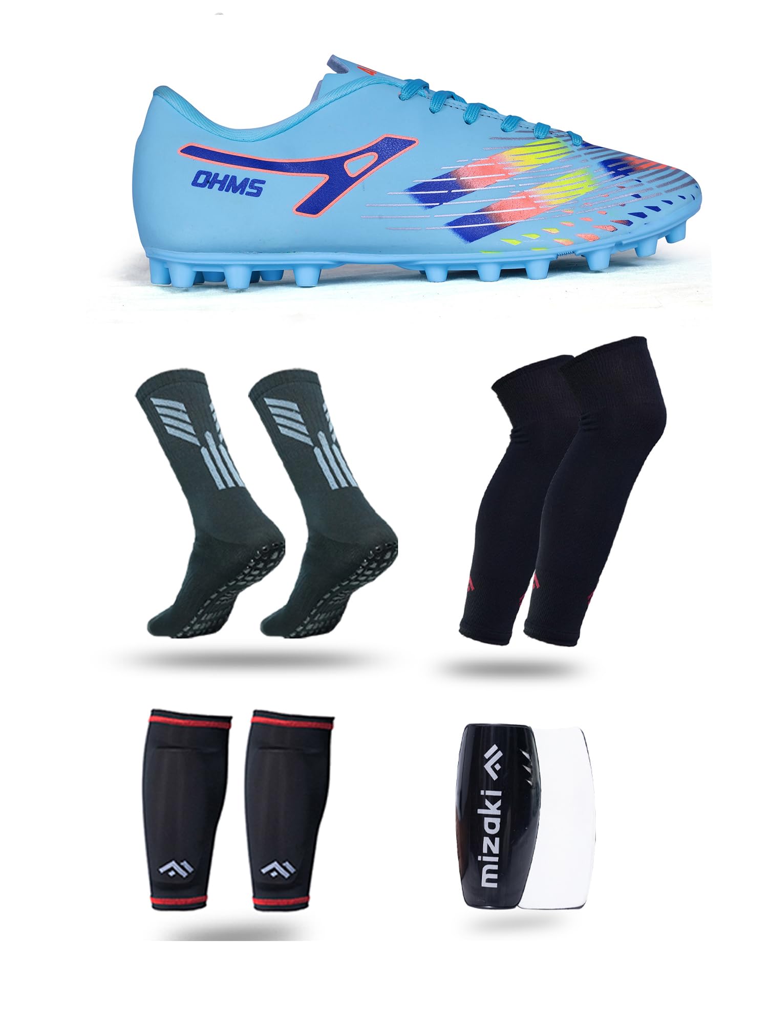 Buy Anza Ohms Light Weight and Durable Football Boot with Anti-Slip ...
