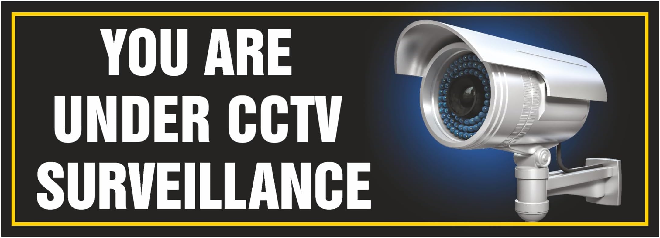 Anne Print Solutions® You are Under CCTV Surveillance Stickers Pack of ...