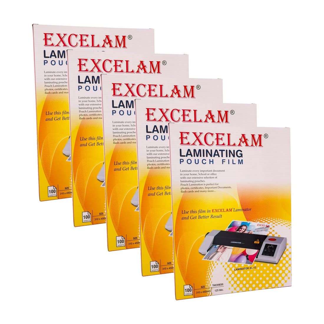 Buy Excelam Lamination Pouch 310mmx450mm 125Micron | A3 size (100 ...