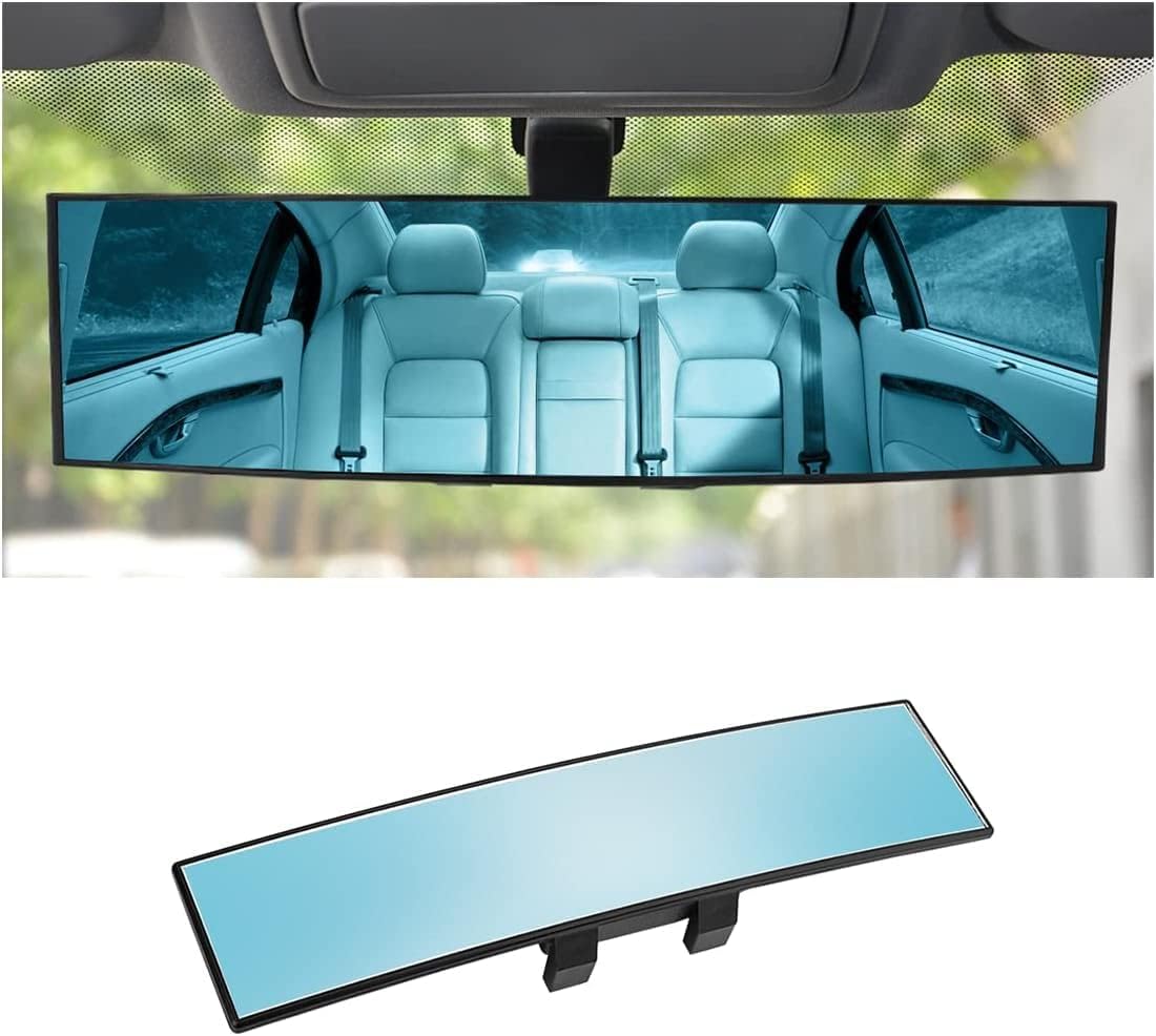Amazon.com: Mega Racer Car Rear View Mirror, Blue Convex, 10.6" 270mm ...