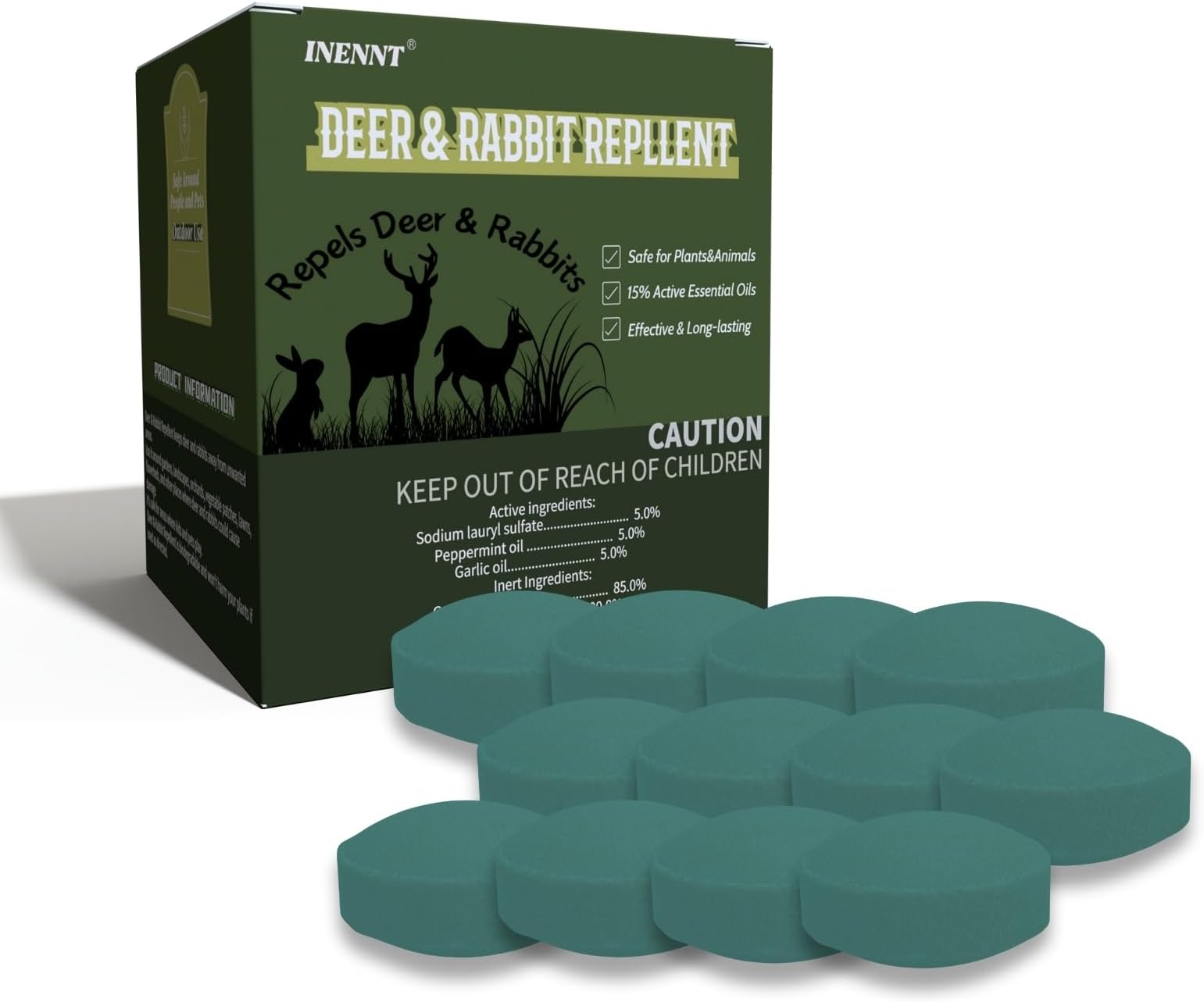 Amazon.com : Deer & Rabbit Repellent Balls for Gardens, Plants & Trees ...